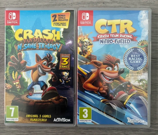 CRASH BANDICOOT N-SANE Trilogy & CTR Nitro - Nintendo Switch Games ...