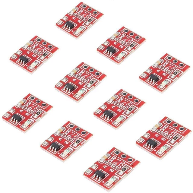 10PCS TTP223 CAPACITIVE Touch Switch Button Self-Lock Module Sensor for ...