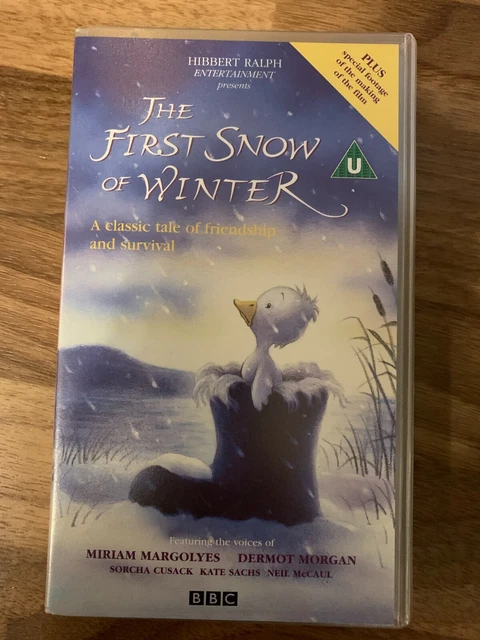 THE FIRST SNOW of Winter VHS video cassette £4.99 - PicClick UK