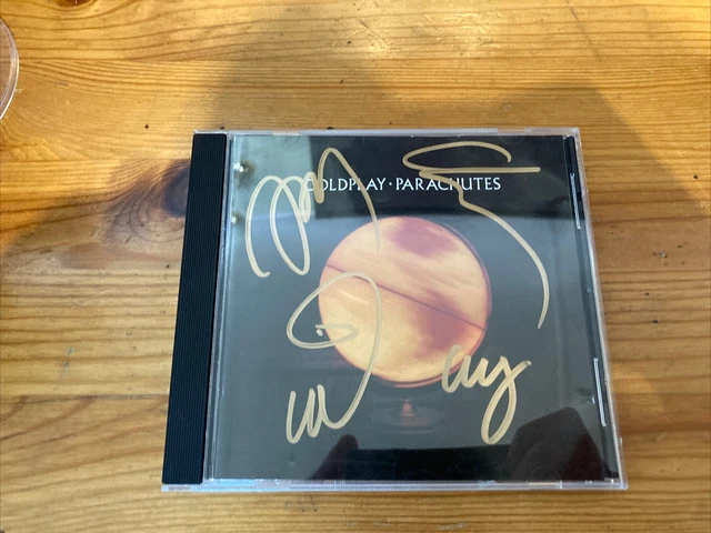 COLDPLAY SIGNED CD parachutes album No coa £30.00 - PicClick UK