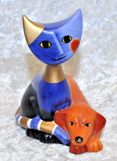 GOEBEL PORZELLAN KATZE ' Bella + Oskar ' von Rosina Wachtmeister EUR 19,90 - PicClick DE