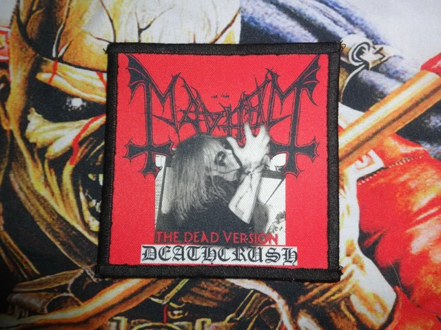 MAYHEM PATCH BLACK Metal Kutte Dead Morbid Varg 666 EUR 8,99 - PicClick FR