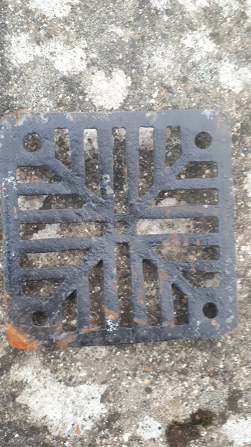 VINTAGE CAST IRON Victorian Drain Cover Grid Grate £12.00 - PicClick UK