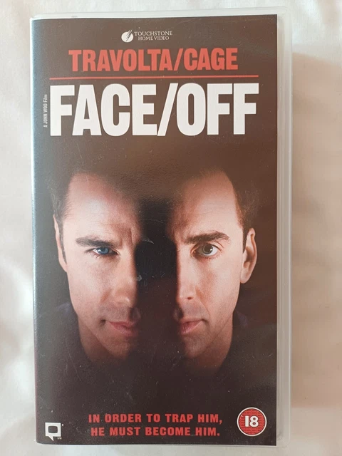FACE/OFF VHS VIDEO Tape - John Travolta Nicolas Cage - John Woo (PAL ...