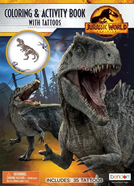 UNIVERSAL JURASSIC WORLD Dominion 48 Page Coloring and (Taschenbuch ...
