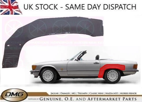 MERCEDES BENZ SL R107 C107 (1971-1989) Rear Wheel Arch Repair Panel LH ...