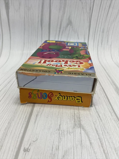 VHS: LOT OF 2 BARNEY VHS Cassette Tapes- Let’s Play School & Barneys ...