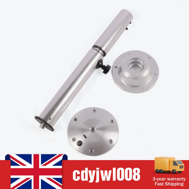 TELESCOPIC REMOVABLE TABLE Leg Campervan & Caravan Table Pedestal ...