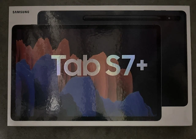 SAMSUNG GALAXY TAB S7+ 128 GB, Wi-Fi, 12,4 pulgadas - negro místico EUR 509,74 - PicClick ES