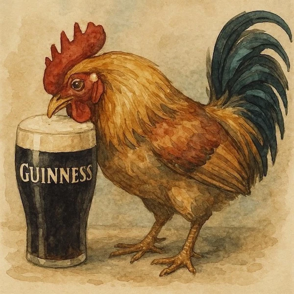 AT GUINNESS BEER Vintage Poster Print 12x8in Metal Sign Pint Irish ...
