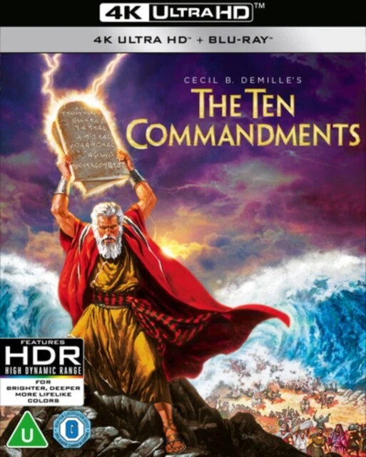 THE TEN COMMANDMENTS 4K Ultra HD + Blu-ray RB EUR 40,04 - PicClick FR