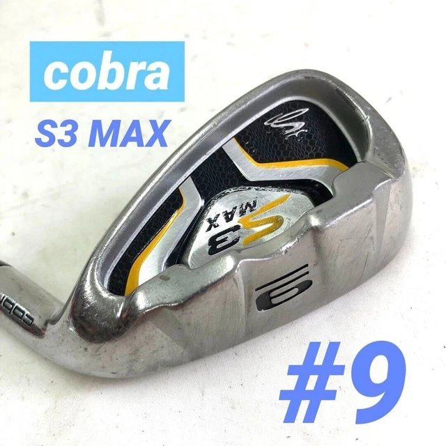 COBRA S3 MAX 9 Iron FlexS Used Golf Club $374.43 - PicClick AU