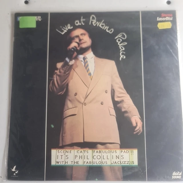 PHIL COLLINS - Live At Perkins Palace 1982 LASERDISC £59.99 - PicClick UK