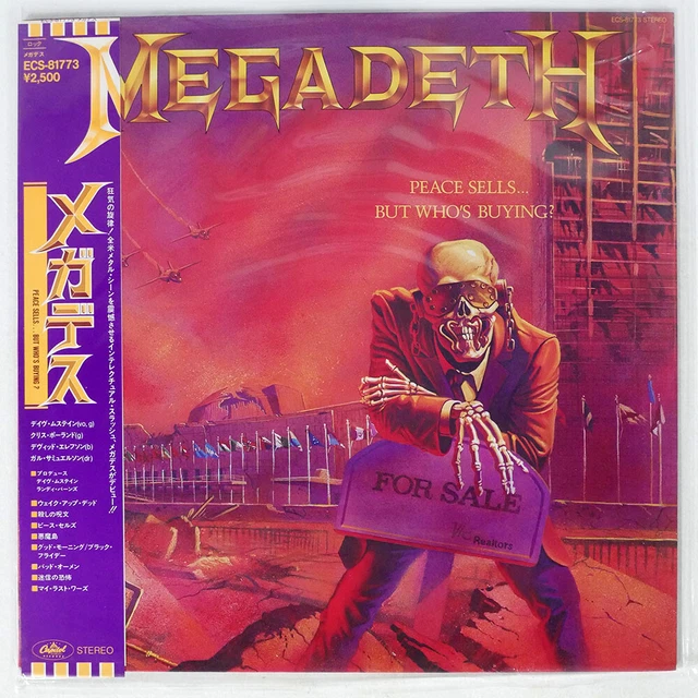 MEGADETH PEACE SELLS But Who's Buying Capitol Ecs81773 Lp Vinile Obi ...