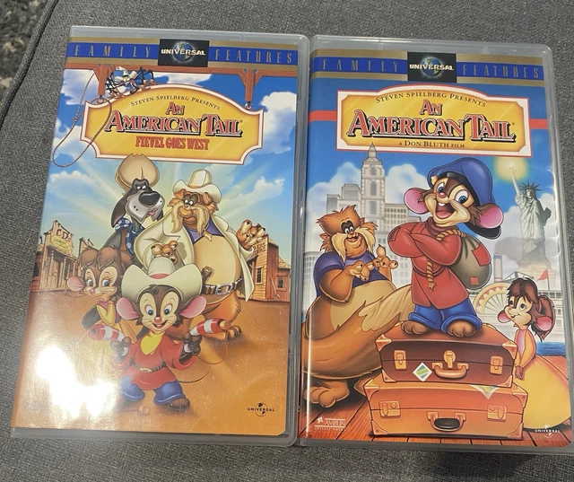 AN AMERICAN TALE & Fievel Goes West VHS Video Tapes Special Edition Box ...
