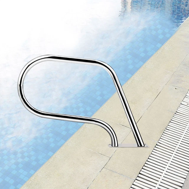 NEW SWIMMING POOL Hand Rail 304 Stainless Steel Ladder Step Handrail In ...