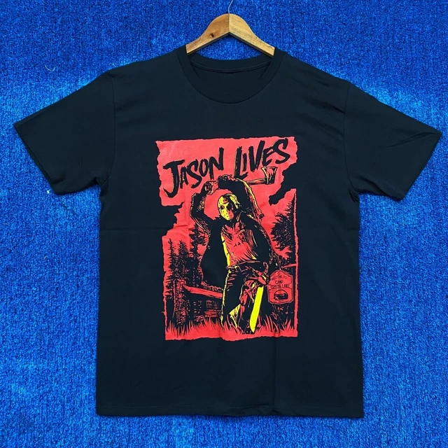 JASON VOORHEES FRIDAY The 13Th Jason Lives Horror Tee L £18.12 ...