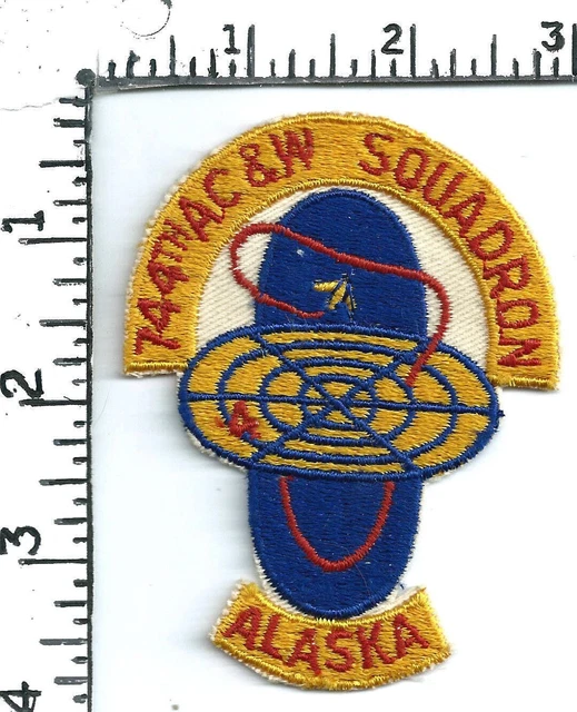 AUTHENTIC USAF ADC patch (1980's) 744th Aircraft Control & Warning ...