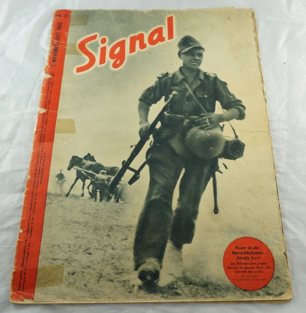 GERMAN WWII WW2 Signal Magazine Newspaper Ostfront ORIGINAL November ...