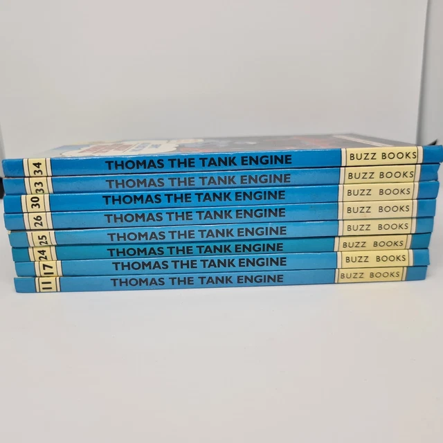 THOMAS THE TANK Engine Buzz Books 8 Book Bundle Set Hard Cover Vintage ...
