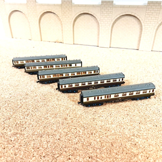 DAPOL N GAUGE G.w.r. Collett Coaches Rake Of 5 £99.95 - PicClick UK