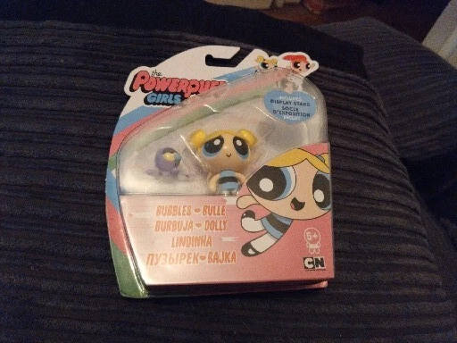 THE POWERPUFF GIRLS 2" Doll Bubbles with Pet Octopus cartoon network ...