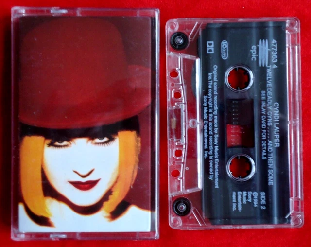 CYNDI LAUPER - Twelve Deadly Cyns - Original 1994 Cassette Tape - Ex/Ex ...
