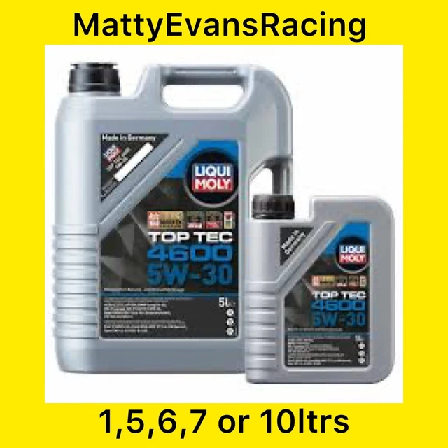 5W30 ENGINE OIL ACEA C3 Top Tec 4600 SN CF BMW LL VW MB Liqui Moly 2315 ...