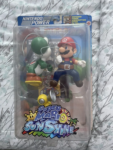 RARE JOYRIDE SUPER Mario Sunshine Mario & Yoshi Action Figure Nintendo ...