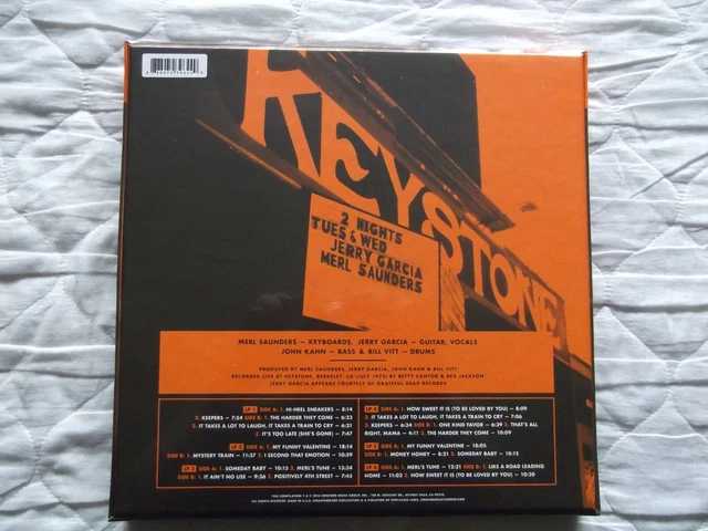 MERL SAUNDERS JERRY Garcia Keystone Companions komplett 1973 Fantasy ...