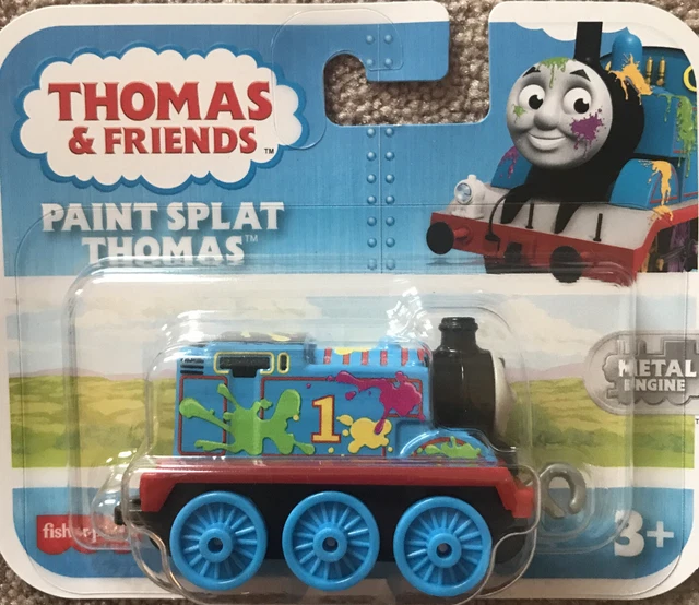 FISHER PRICE THOMAS & Friends Paint Splat Thomas ~ ~ Metal Engine ~ 3 ...