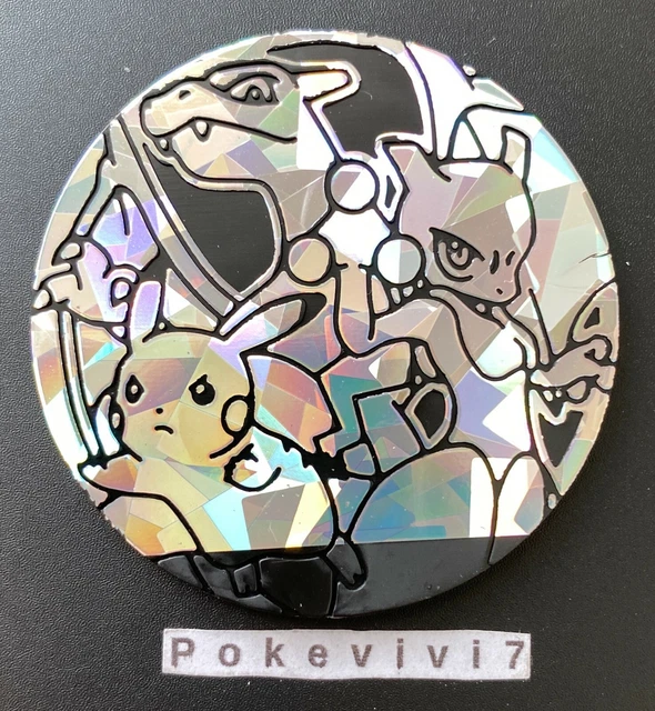 POKEMON MISSPRINT DRAGONFLY TOKEN / PIECE / COIN, CHARIZARD / MEWTWO ...