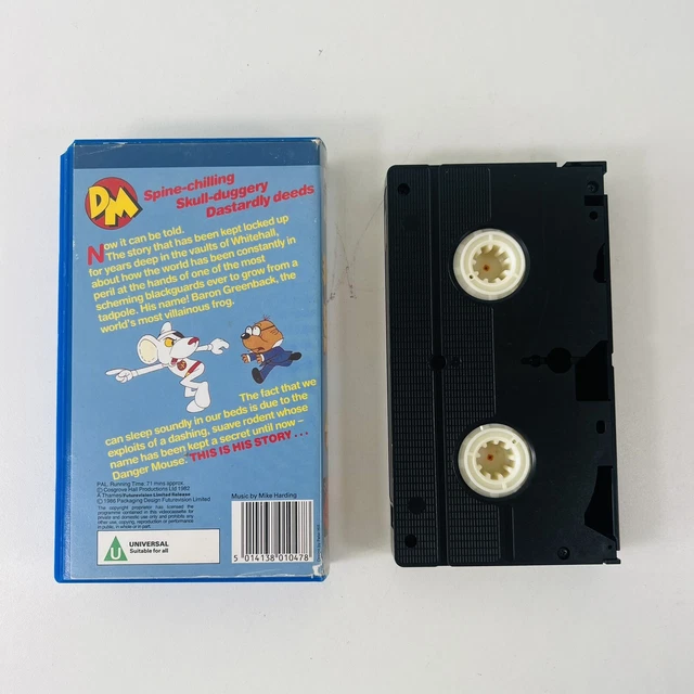 DANGER MOUSE RARE Thames Vintage Vhs Video David Jason Free Postage £12 ...