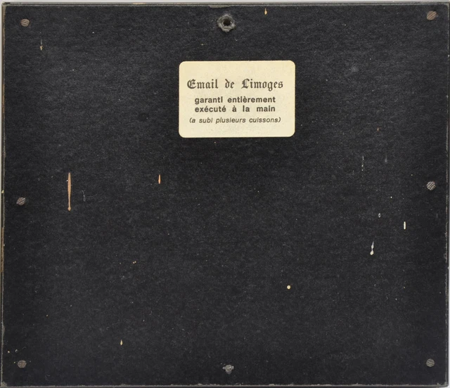 MINIATURE ÉMAIL DE Limoges signée C Dan EUR 30,00 - PicClick FR