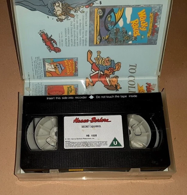 SECRET SQUIRREL (VHS, 1991) Hanna Barbera Golden Classics £4.50 ...