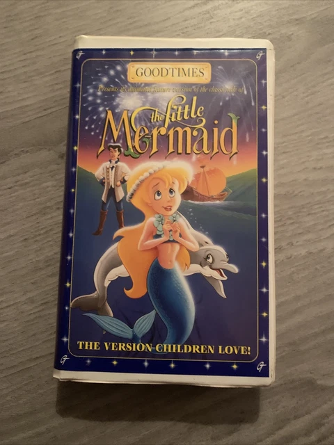 THE LITTLE MERMAID (VHS, 1992) Good Times Video (Rare) Hard to Find £3. ...