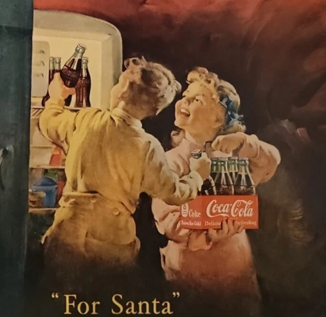 LIFE MAGAZINE ADVERTISEMENT "For Santa" Christmas 1950s Coke £9.86 ...