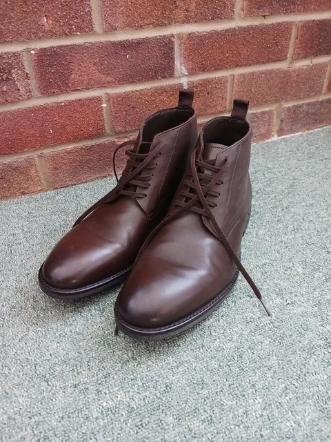 CLARKS MENS BOOTS UK 8 New Soft Brown Leather Gore Tex Lace Up ...