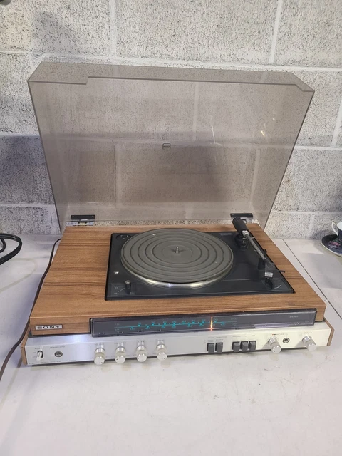 RARE SONY MJ-200 Vintage Record Player Stereo Turntable Retro ...