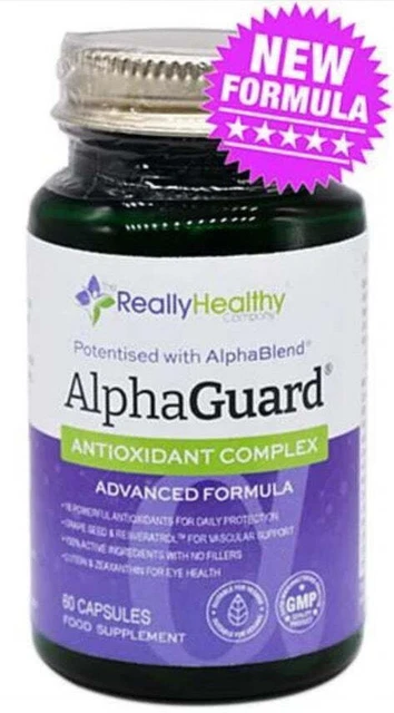 COMPLEXE ANTIOXYDANT ALPHAGUARD années 60 The Really Healthy Company ...