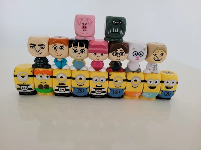 NEW DESPICABLE ME Figure Figurines Blokhedz Toy Prison Jail Stuart The ...