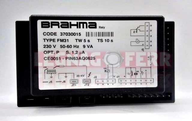 SCHEDA ELETTRONICA ACCENSIONE Sime Brahma 37030015 FM31 TW 5 TS 10 OPT ...