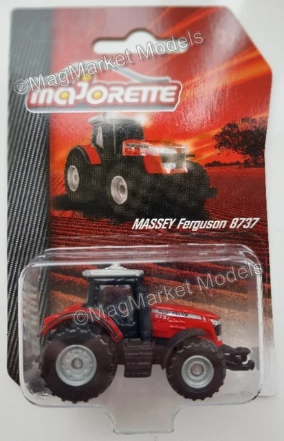 MAJORETTE · MASSEY-FERGUSON 8737 Tractor · Red · Brand New · Free Uk P ...