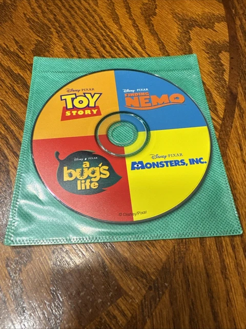 DISNEY PIXAR CD Storybook: Finding Nemo, Monsters Inc., A Bug's Life ...