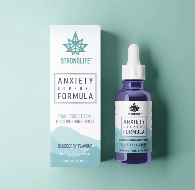 STRONGLIFE CALMING DROPS - 8 Active Ingredients - 30ml £29.99 - PicClick UK