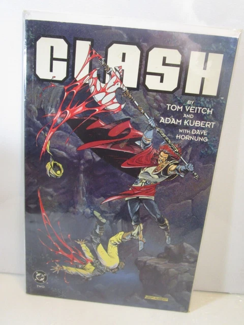 CLASH BOOK TWO by TOM VEITCH & ADAM KUBERT DC 1991 Bagged Boarded £6.32 ...