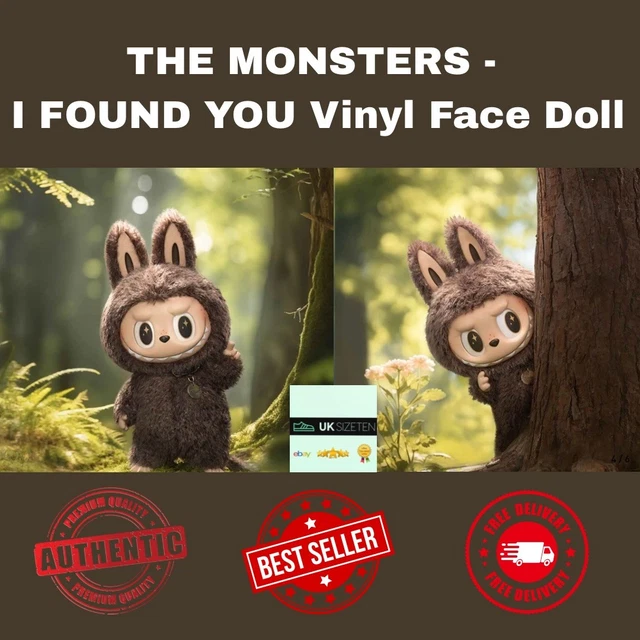 GENUINE POP MART Labubu The Monsters Zimomo - I Found You Vinyl Face Doll £516.67 - PicClick UK