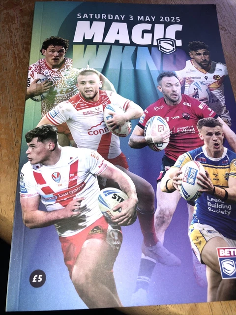 RUGBY LEAGUE MAGIC WEEKEND PROGRAMME 2025 NEWCASTLE New & Unread ...
