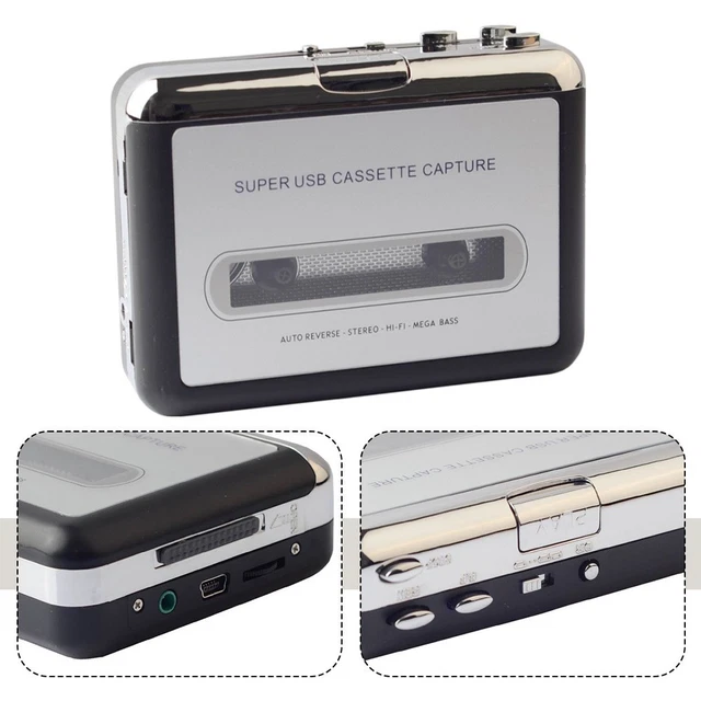 CASSETTE PLAYER WITH USB Output for Converting Tapes to Digital Format ...