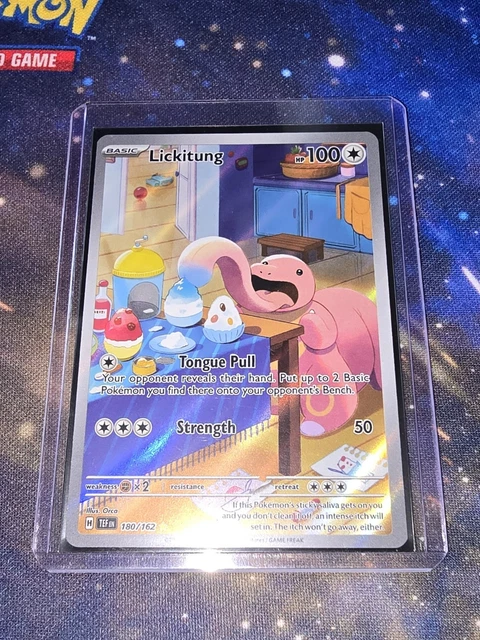 180/162 LICKITUNG : Illustration Rare Card : SV-05 Temporal Forces £11. ...